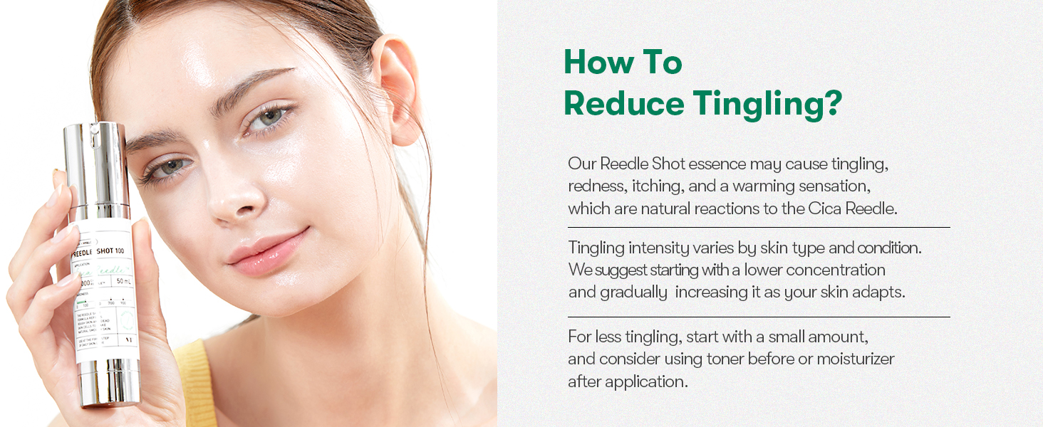 Amazon.com: VT COSMETICS CICA Reedle Shot 300 Essence | Intensive Face Essence, Centella Complex ...