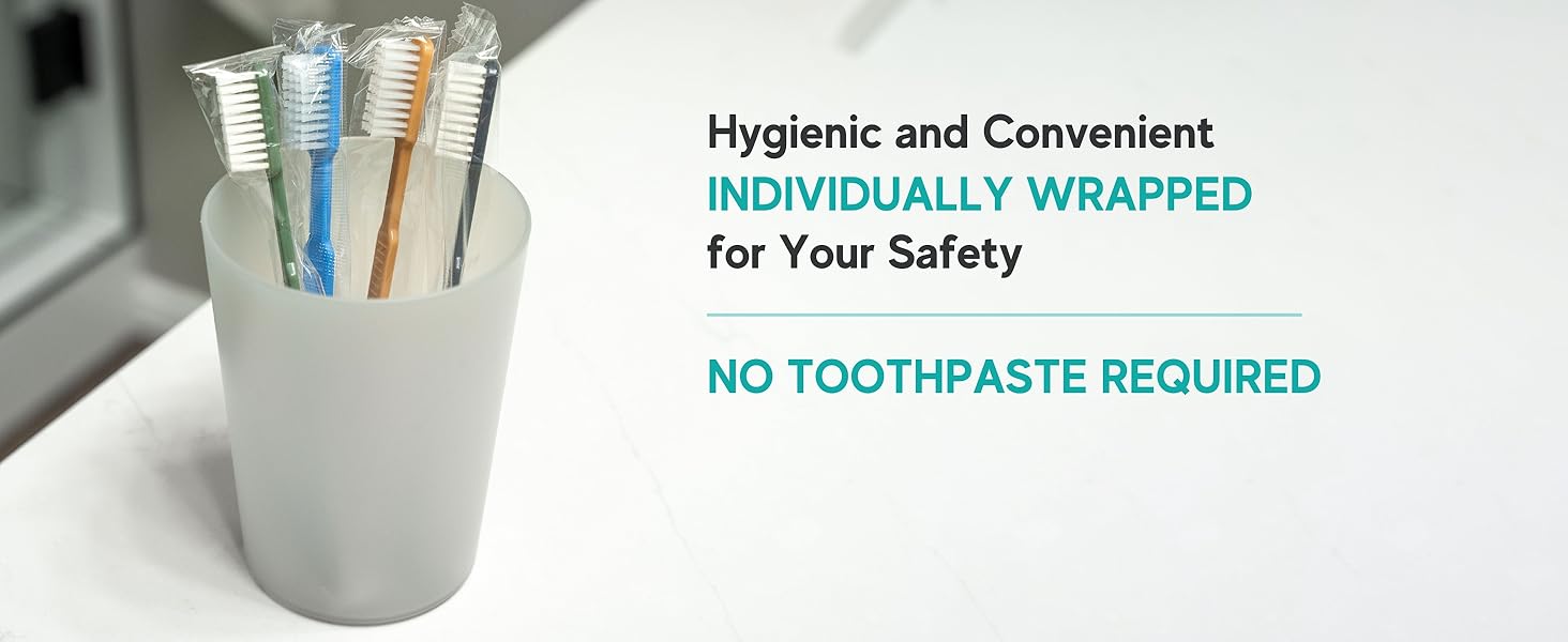 Amazon.com: Avistar 80 Prepasted Disposable Toothbrushes Individually ...