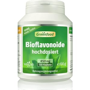 Bioflavonoide, 450 mg, hochdosiert, 120 Kapseln - aus Citrusfrüchten ...