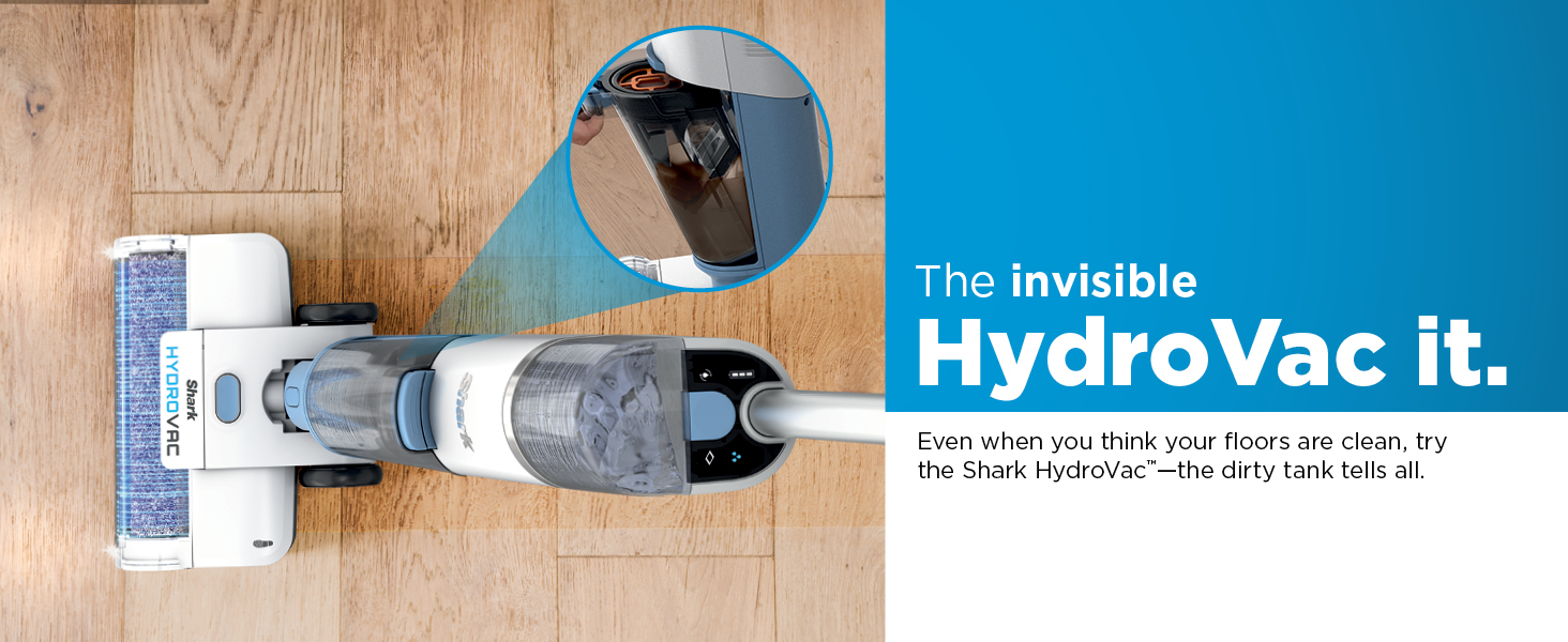Shark HydroVac Cordless Pro - 3-in-1 Vacuum & Mop System