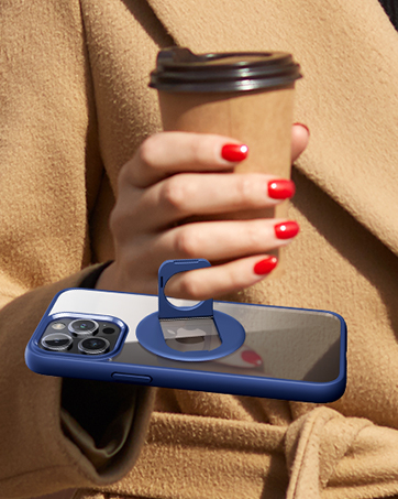 Amazon.com: Meifigno MagicRing Series for iPhone 15 Pro max Case - 360°Rotatable Ring Holder ...