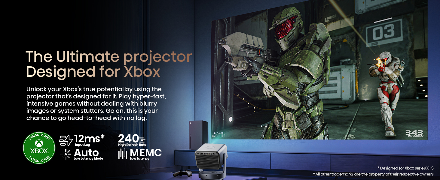 Hisense C2 Ultra 4K UHD Smart Mini Projector, 3000 Lumens, HSR 240, 4K ...