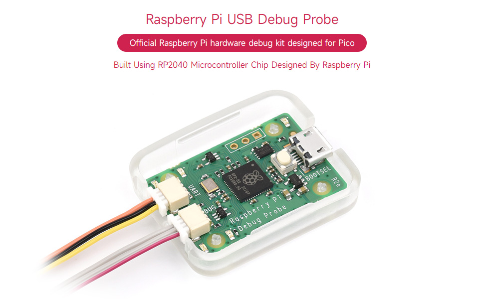 Amazon.com: Waveshare USB Debug Probe Package Compatible with Raspberry Pi Pico, Hardware Debug ...