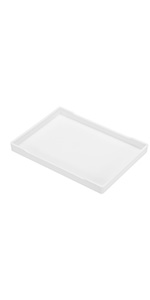 Amazon.com | PATIKIL 8x6 Fast Food Tray, Plastic Reusable Recyclable ...
