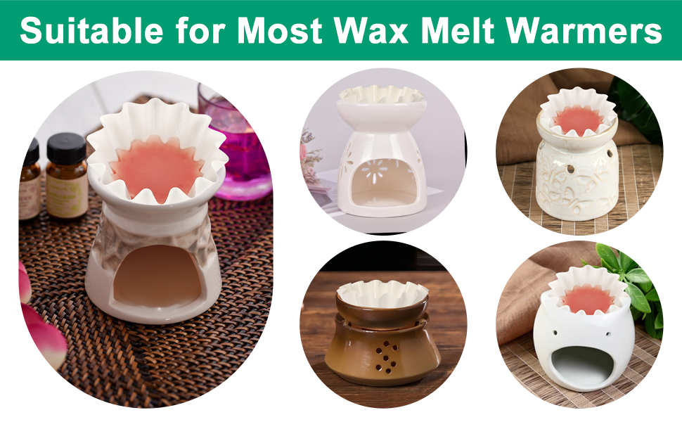 Amazon.com: JUXYES Pack of 100 Reusable Wax Melt Warmer Liners Tray, Leakproof Wax Liners Tray ...