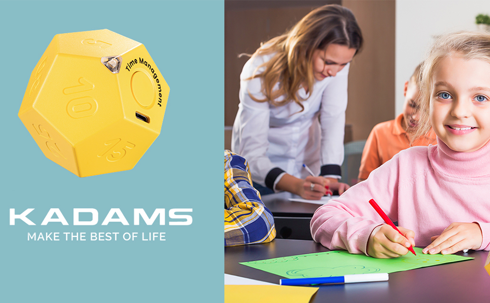 Kadams Pomodoro Timer Rotating Desk Productivity Timer 11 Preset