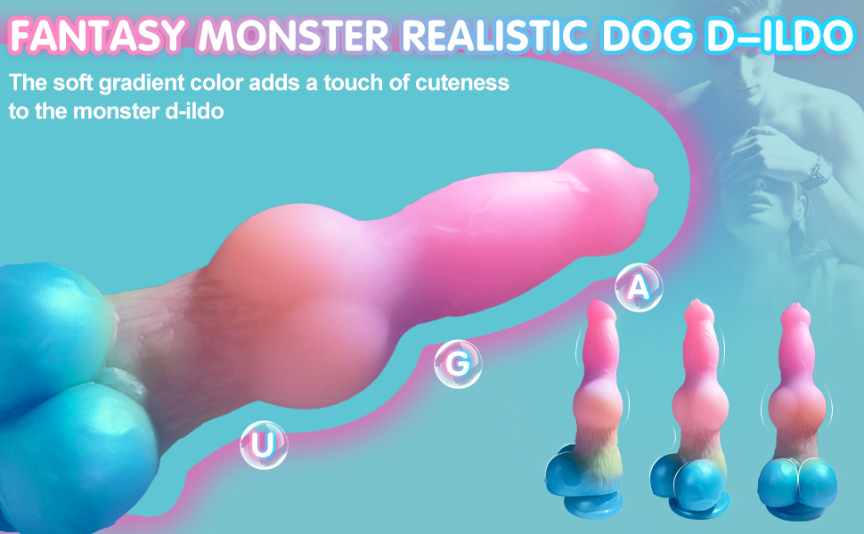 Gode monstre de 24,6 cm - Dragon Fantasy - Gode pour gros animal - Gode géant avec ventouse ...