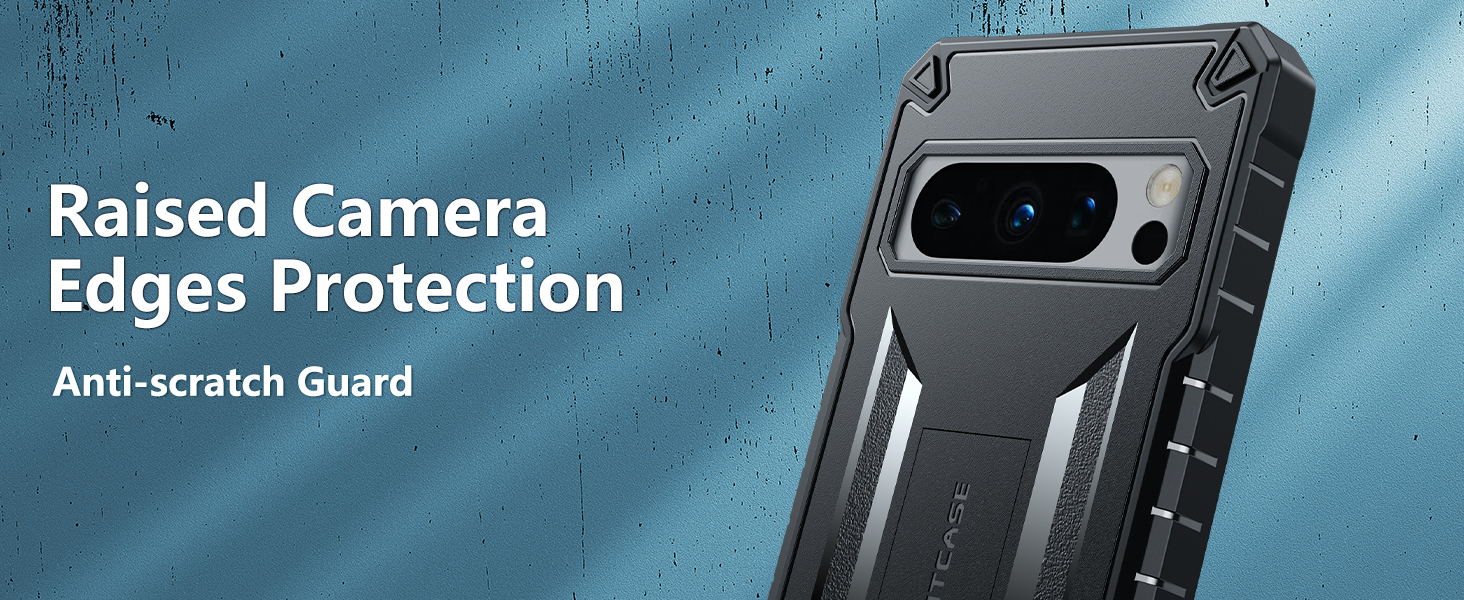 Amazon.com: FNTCASE for Google Pixel 8 Pro Case: Built-in Screen Protector & Kickstand & Belt ...