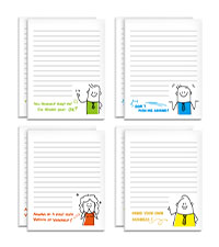 Amazon.com : Koogel 8PCS Funny Notepads, Funny Sticky Notes Novelty ...