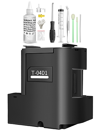Amazon.com: T04D1 Ink Maintenance Box,with Printhead Cleaning Kit for EPSON ET-15000 ET-3760 ET ...