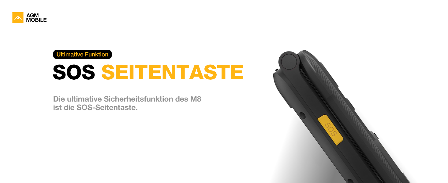 AGM Klapphandy ohne Vertrag, M8 FLIP 4G Seniorenhandy mit großen Tasten mit Handygeräten ...