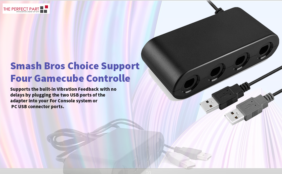 Amazon.com: THE PERFECT PART Gamecube Controller Adapter for Switch ...