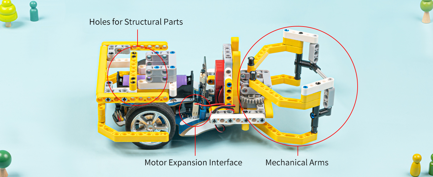 Amazon.com: ELECFREAKS microbit Starter Kit Cutebot Pro DIY ...