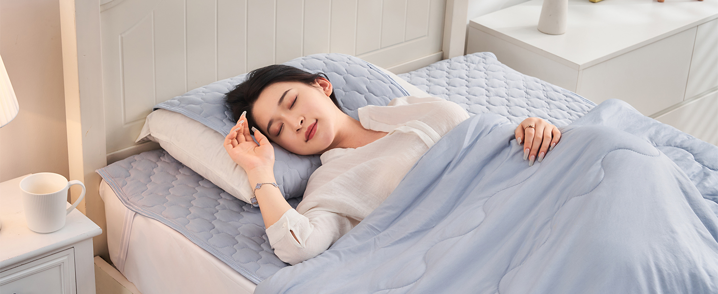 Amazon｜持続冷感】Tametra 夏用掛け布団【PCM・相転移】夏ふとん パイル部分綿100% ひんやり布団 肌掛け布団 タオルケット 両面使える 冷感＆タオル地 抗菌防臭 防ダニ ...