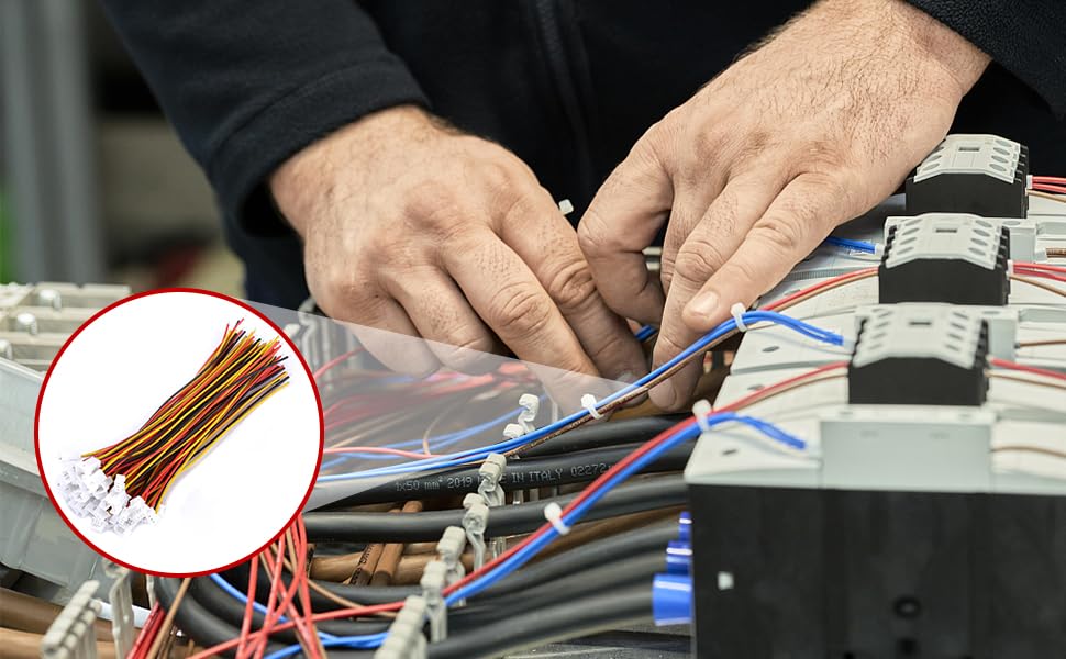 Amazon.com: 20pcs JST Connector, Micro JST 1.25mm 3 Pin Male Female Connector Plug with Wires ...