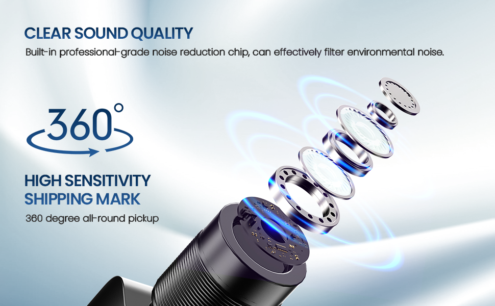 Amazon.com: 4 in 1 Mini Microphone Wireless Lavalier Microphone for iPhone Android Computer ...