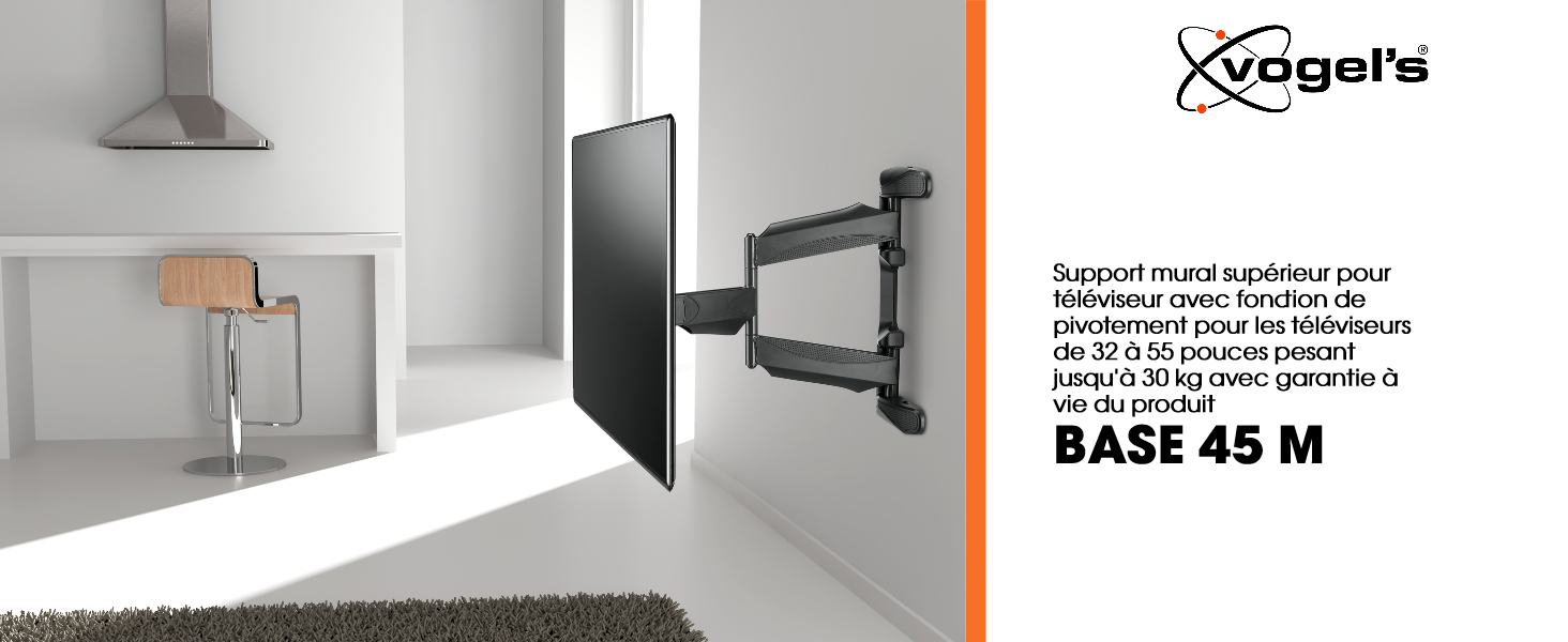 Vogel's Base 45 M Wall Mount for 32-55 Inch TVs, Black : Amazon.fr: Electronics
