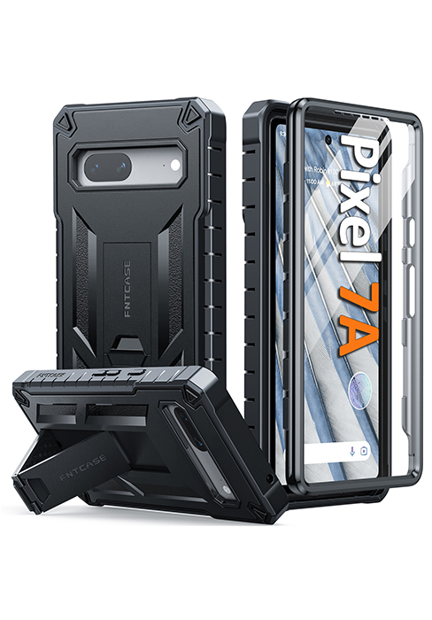 FNTCASE for Google Pixel 7A Case: Protective Shockproof Rugged Military Grade Drop Protection ...