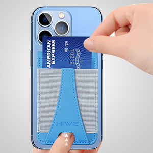 Amazon.com: HiWe Magsafe Wallet Stand, Magnetic Wallet with Adjustable Stand, Eiffel-Tower ...