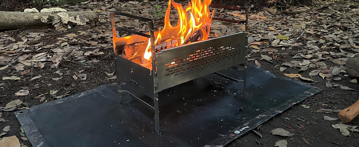 Amazon | ZUKK 帆布シート グランドシート キャンプ 帆布 パラフィン 本革 100×68cm ソロ 16oz キャンバス 厚手 撥水 防水 高耐久 テントシート マルチシート ...