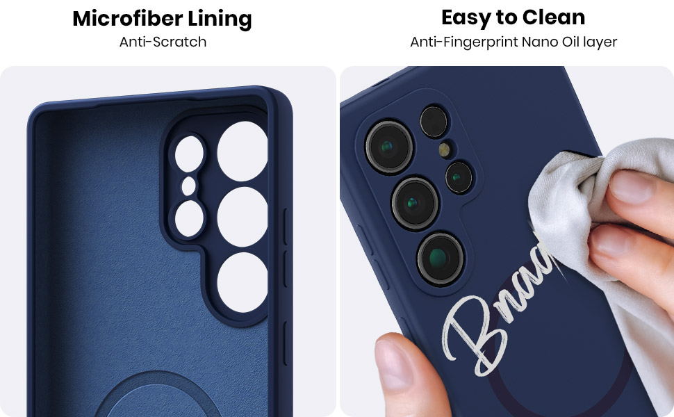 Amazon.com: BNAAGO Strong Magnetic Silicone Case for Samsung Galaxy S25 Ultra, Soft Slim-fit ...