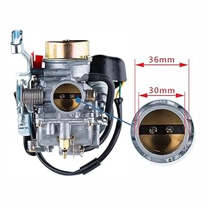 Amazon.com: CVK 30 Carburetor 30mm Carb for GY6 150cc 200cc 250cc 260cc 300cc Engine Motor ATV ...