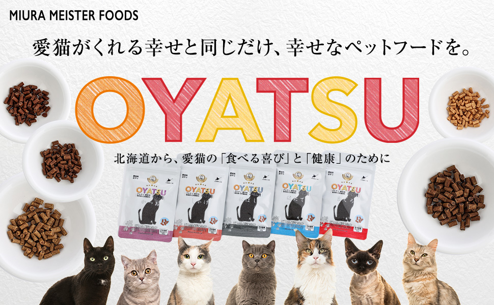 Amazon | 犬猫 80/100シリーズ OYATSU(おやつ) 北海道産 鮪・鮭・鰹・帆立・煮干 全5種アソート 細丸カット 100g (20g×5袋入) | Meister Foods ...