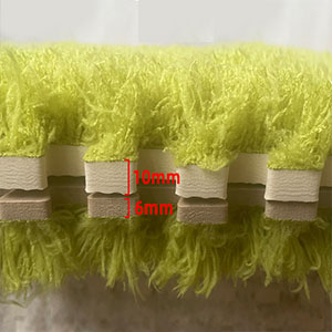 Amazon.com: 10 Pcs Plush Puzzle Foam Floor Mat with Border, Fluffy ...