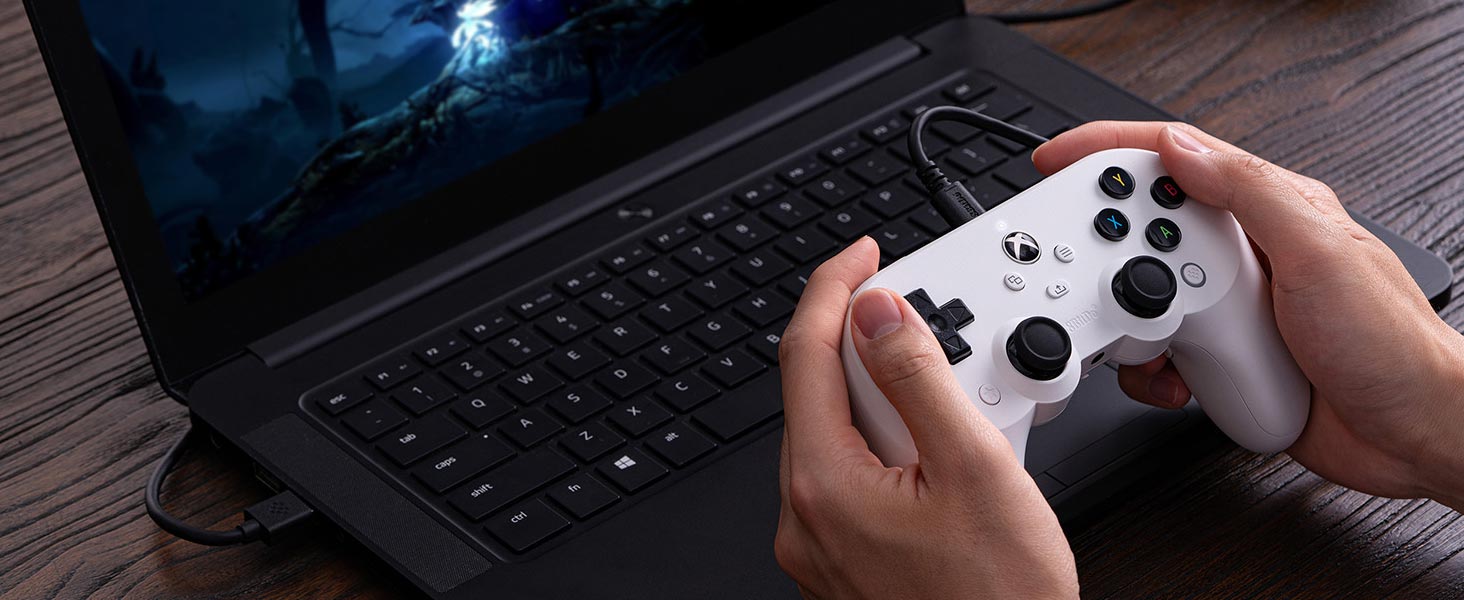 Amazon.com: 8bitdo Pro 2 Wired Controller for Xbox Series X|S, Xbox One ...