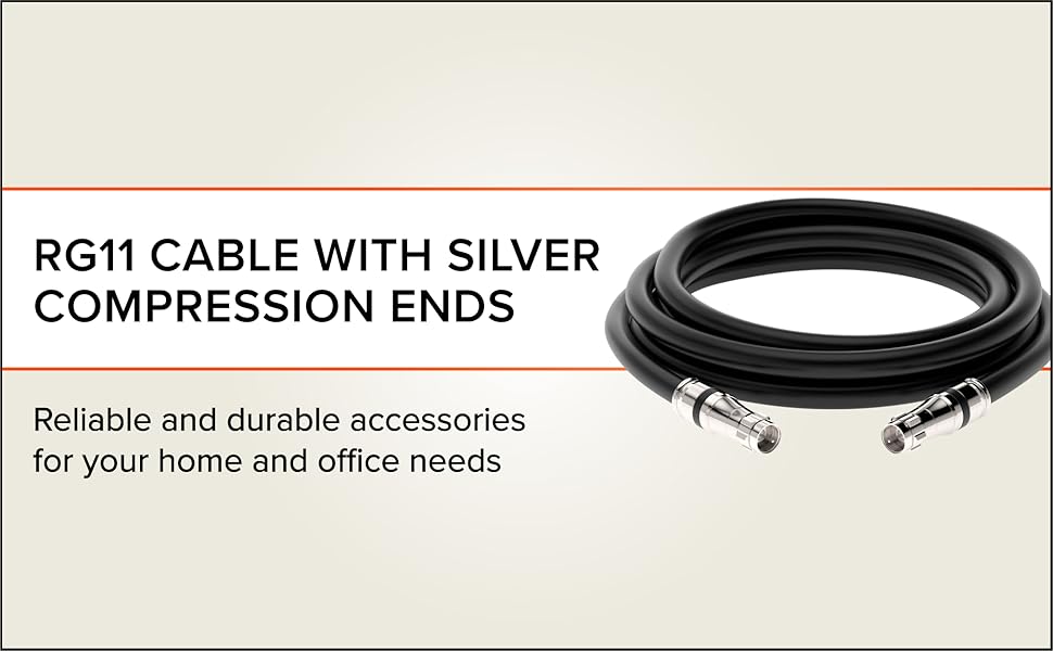 Amazon.com: THE CIMPLE CO 50 Feet - RG-11 Coaxial Cable F Type Cable ...