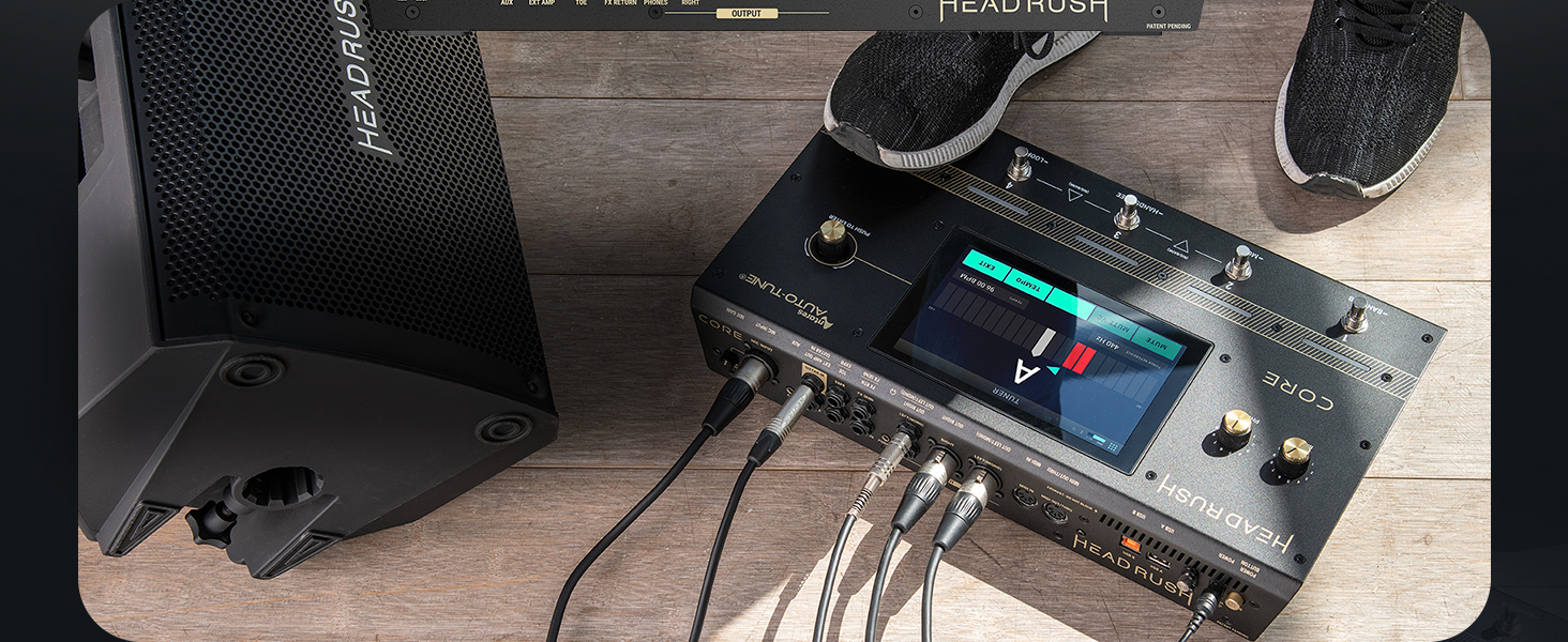 Amazon.com: HeadRush Core - Guitar and Vocal Multi Core Effects Amp Modeling Processor with ...