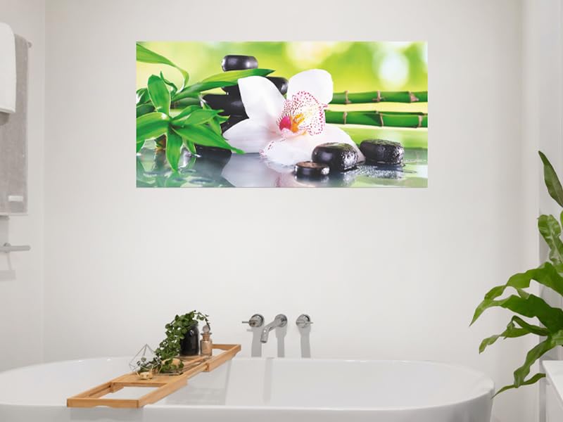 ARTland Wanddeko Wandtattoo selbstklebende Vinylfolie 70x100 cm Fensterblick Fenster Landschaft ...