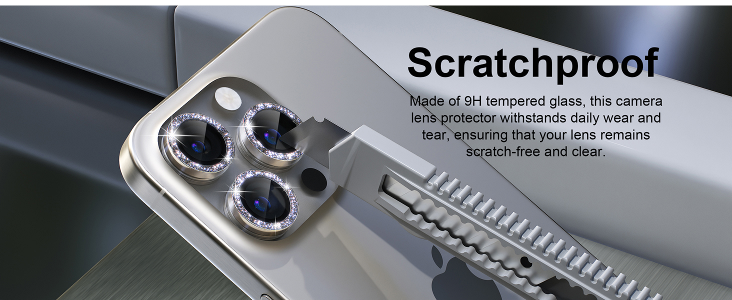 Amazon.com: Misea Compatible for iPhone 15 Pro/iPhone 15 Pro Max Camera Lens Protector Bling, 9H ...