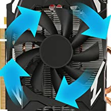 Dpofirs Tarjeta Gráfica RX 580 8GB GDDR5, 3 X DisplayPort, HDMI, DVI, 16 X PCI Express 3.0 ...