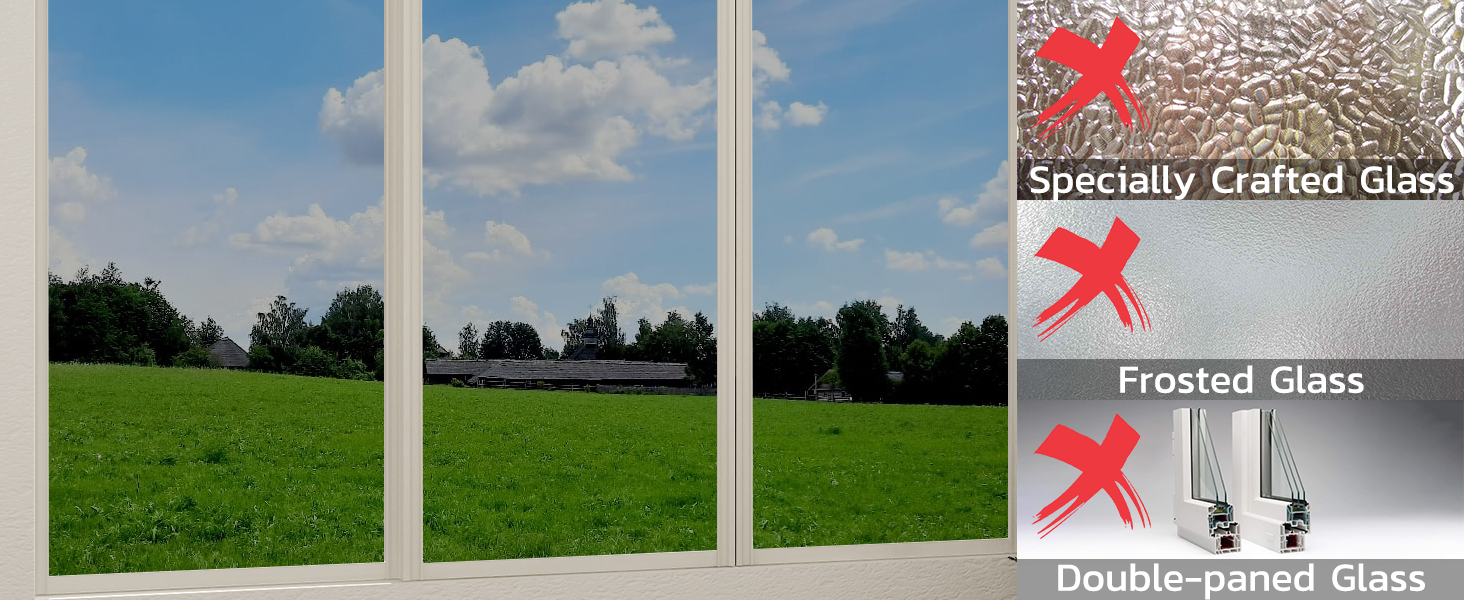 Amazon.com: MAGIDEKOR Window Privacy Film One Way, Reflective Mirror Window Film Daytime Privacy ...