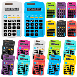 18Pcs Small Calculator Bulk, Pocket 4 Basic Function Calculator Solar ...