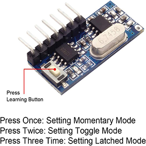 QIACHIP Wireless rx480e 433 MHz Radio Module RF Receiver Transmitter ...