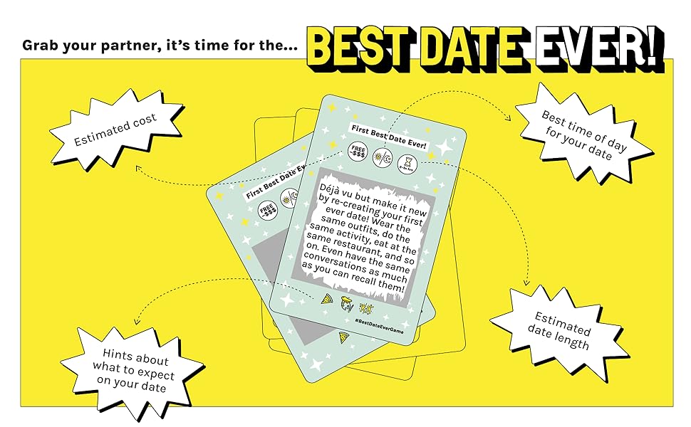 Amazon.com: Best Date Ever! [40 Surprise Scratch Off Date Ideas For Couples, Couples Game Date ...