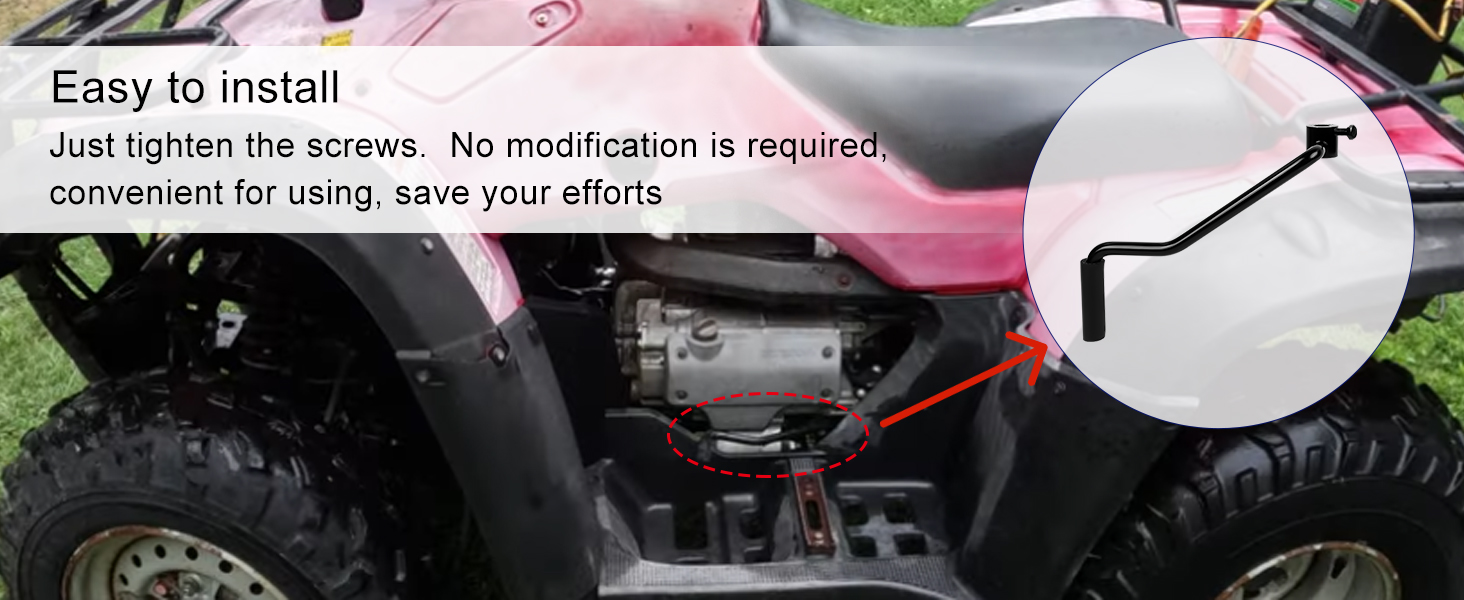 Amazon.com: EIKLIM Shifter Conversion Gear Shift Lever Compatible with Honda Foreman Rancher 350 ...