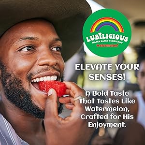 Amazon.com: Lubilicious Water Based Watermelon Flavored Lube - Water Based Lube - Watermelon ...