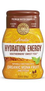 Amazon.com: Amata | Water Flavor Drops - Naturally Sweetened with Monk Fruit & Stevia - Water ...