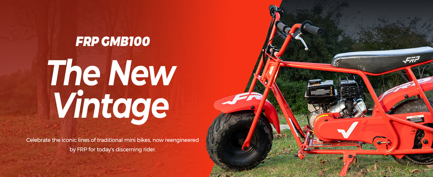 Amazon.com: [Starts Right Up] FRP MB40 4-Stroke Mini Bike, 40CC Kids Mini Dirt Bike with No ...