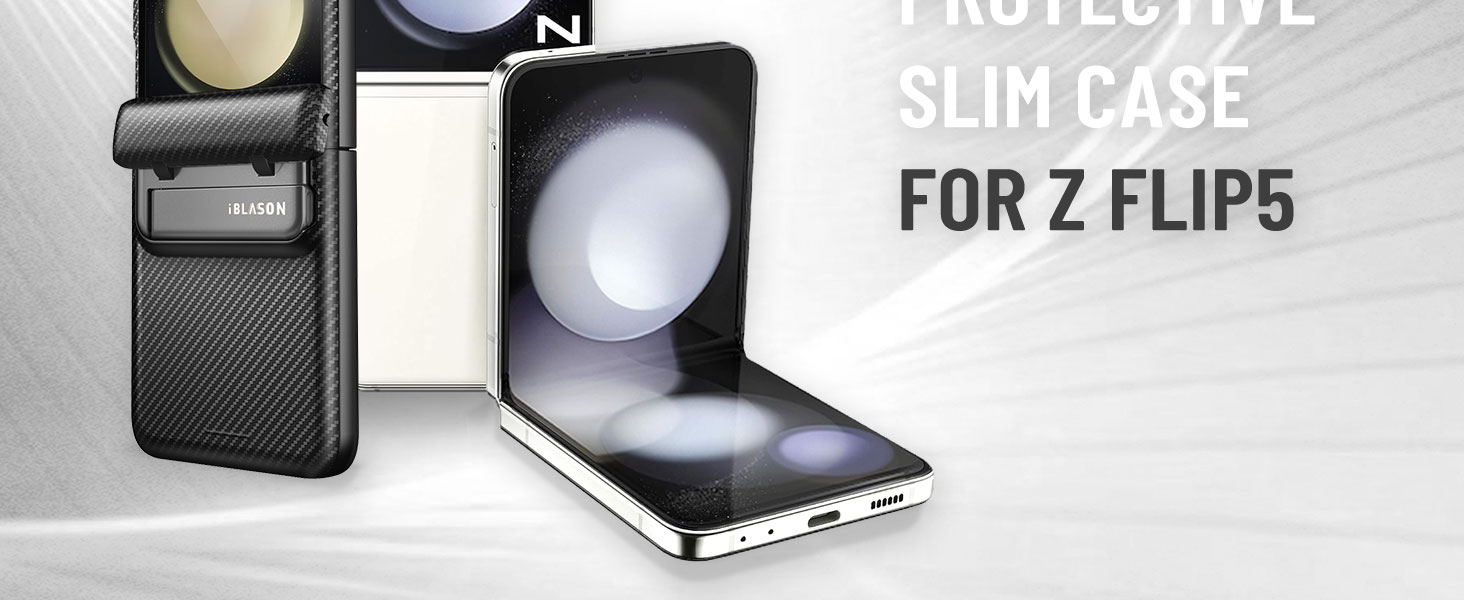 Amazon.com: i-Blason Journey for Samsung Galaxy Z Flip 5 Case (2023) with Built-in Screen ...