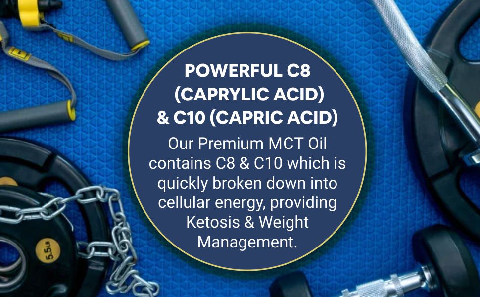Carbamide Forte Pure MCT Oil C8 From USA | 100% Coconut Source | Keto & Paleo Friendly - 500ml ...
