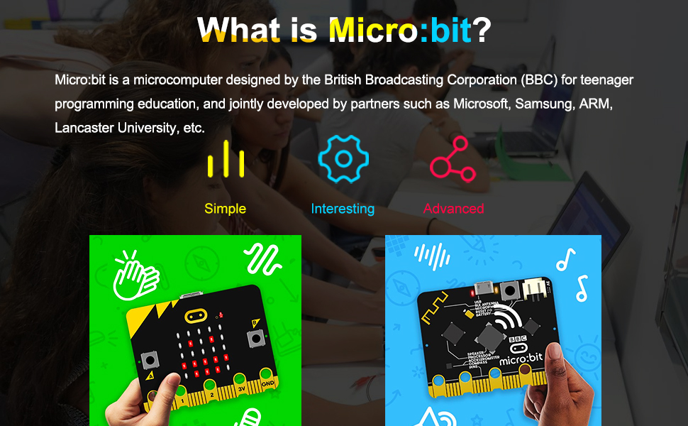 Amazon.com: Starter Kit for BBC Micro:bit Programming STEM Micro bit V2 ...