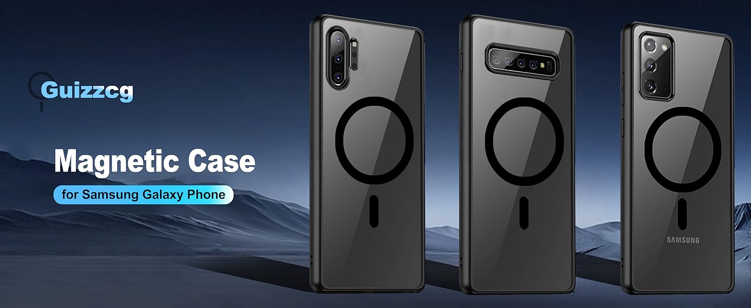 Guizzcg - Funda magnética para Samsung Galaxy S10 Plus (6.4 Pulgadas), Compatible con Magsafe ...