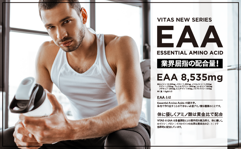 VITAS バイタス EAA ヨーグルト風味 520g 必須アミノ酸9種類配合 【数量限定】
