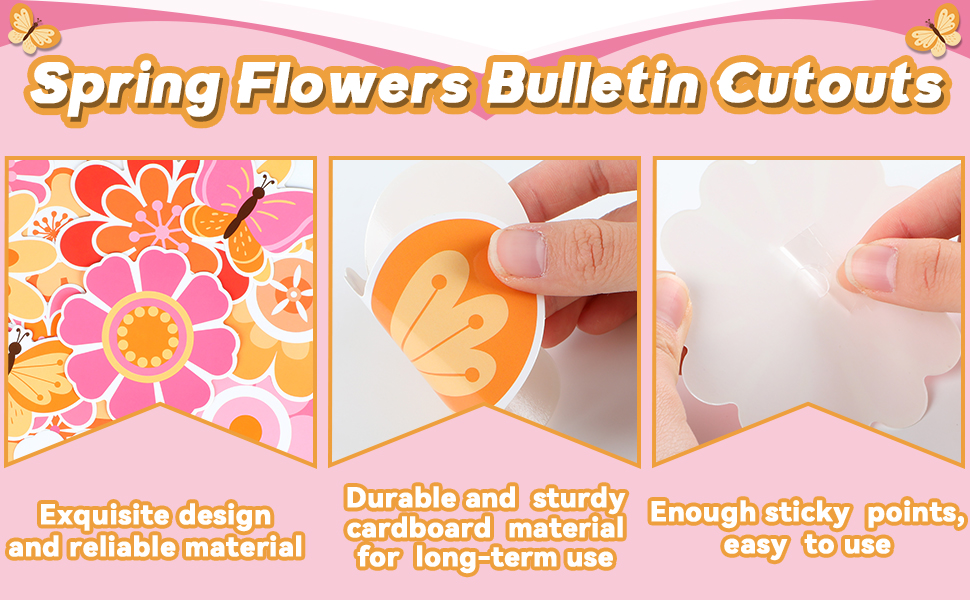 Amazon.com : Summer Classroom Bulletin Board Set May Showers Flowers ...
