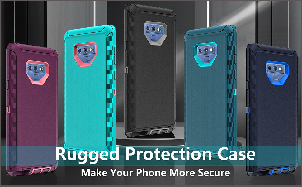 Amazon.com: YKHJKLEC for Samsung Galaxy Note 9 Case, Military Grade Shockproof/Drop Proof/Dust ...