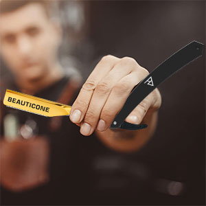 Amazon.com: BEAUTICONE Straight Razor | Professional Barber Razor for ...